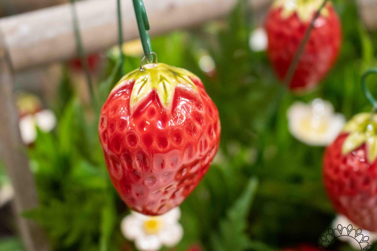 Strawberry | The Ceramic Flowers