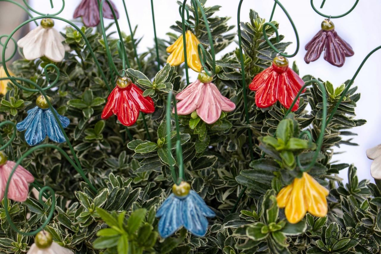 Mini Hanging Bellflower | The Ceramic Flowers