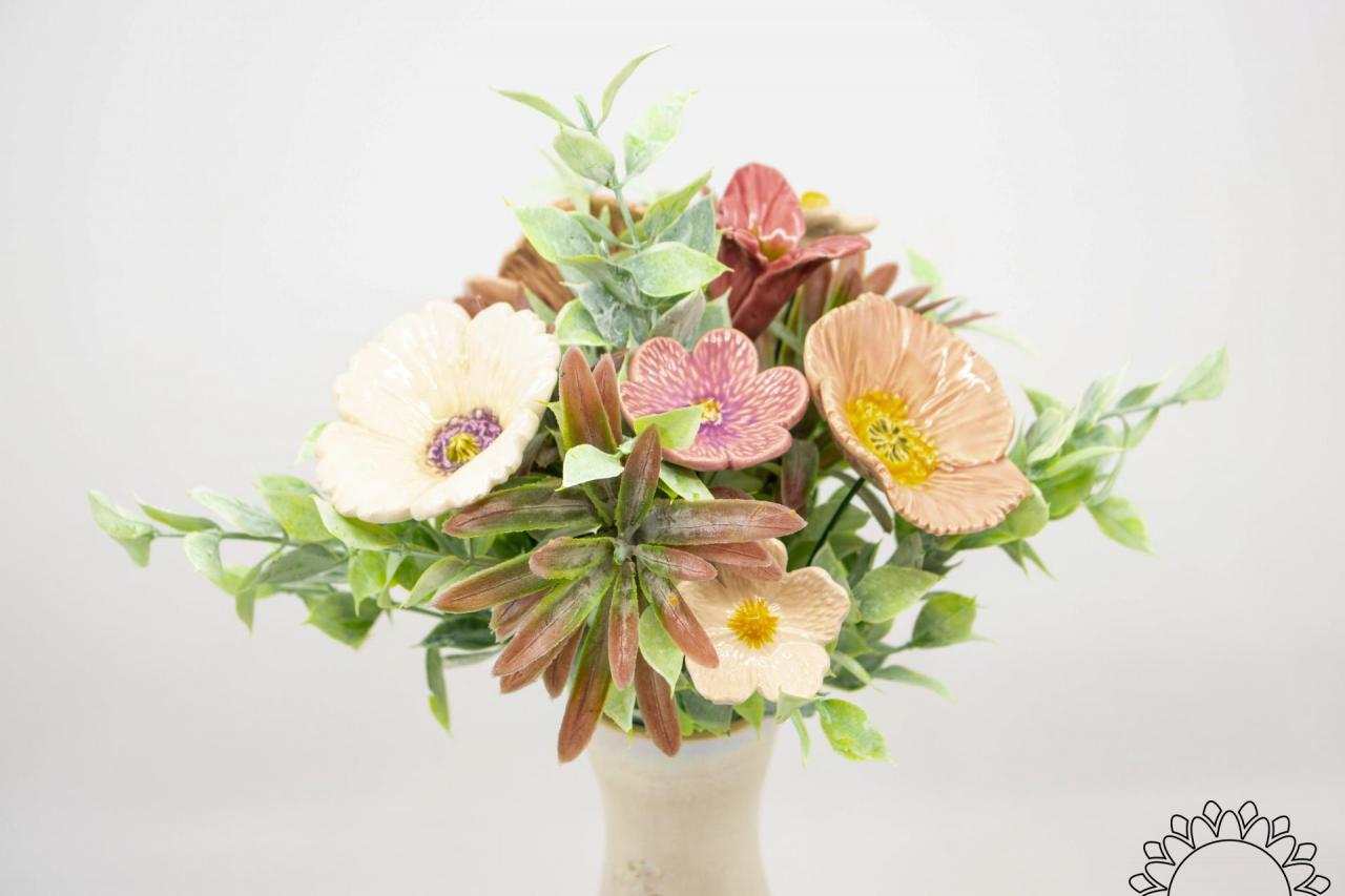 Happy Together Small Flower Selection | The Ceramic Flowers