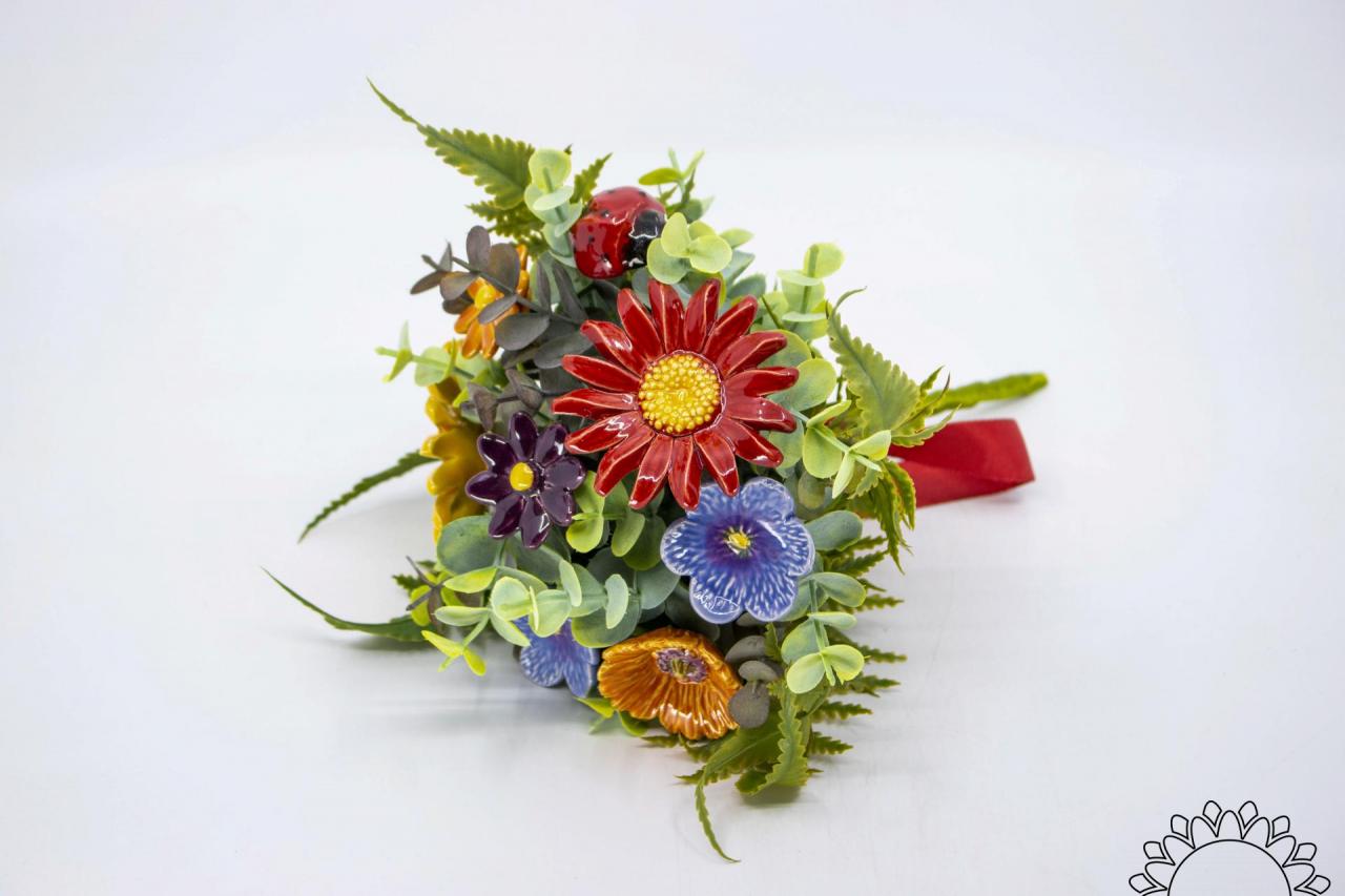 Thousand Color Small Flower Selection | The Ceramic Flowers